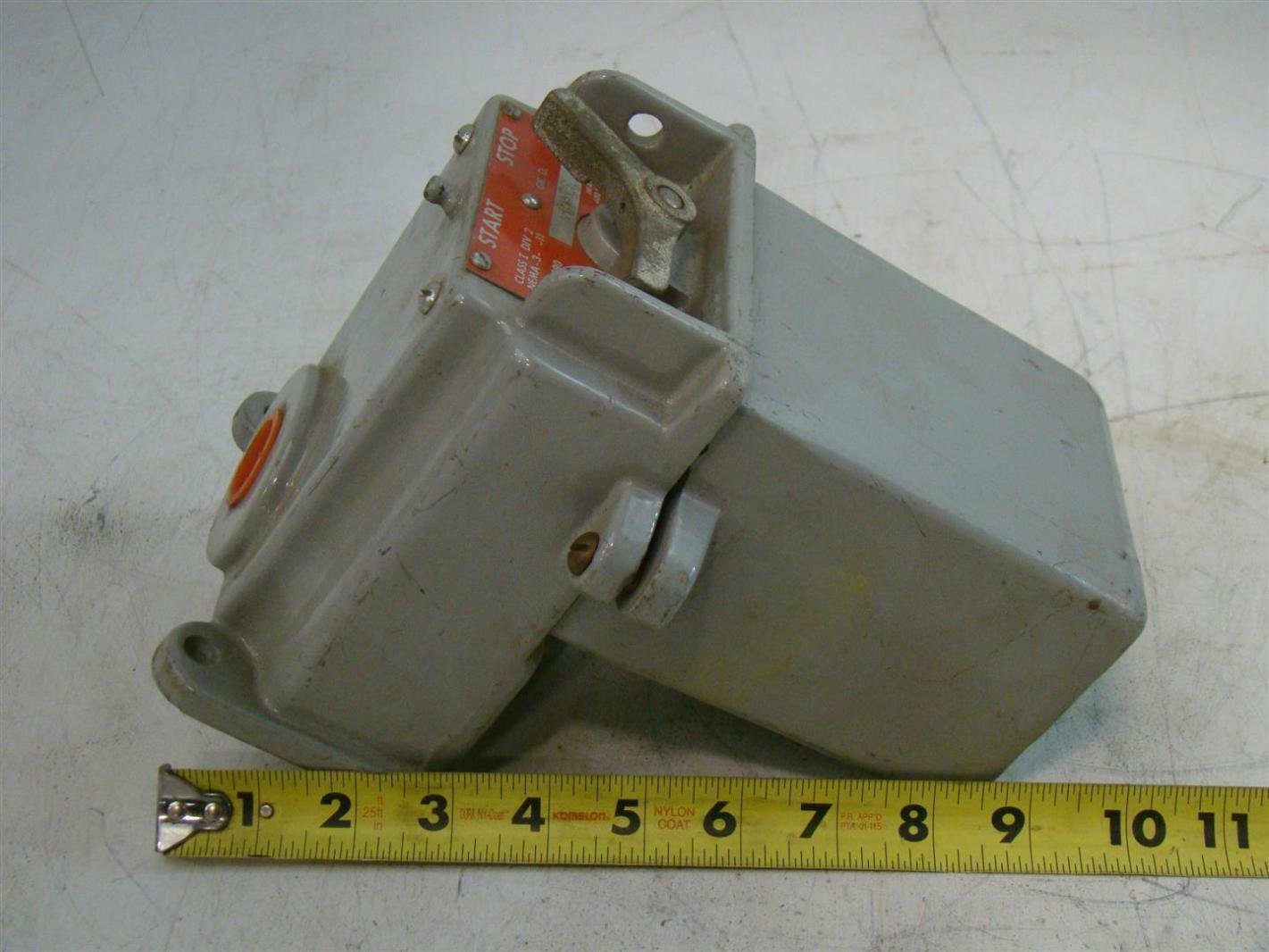 Gould Class I Div 2 HAZARDOUS LOCATION SWITCH HEAVY DUTY 600VAC B-11 ...