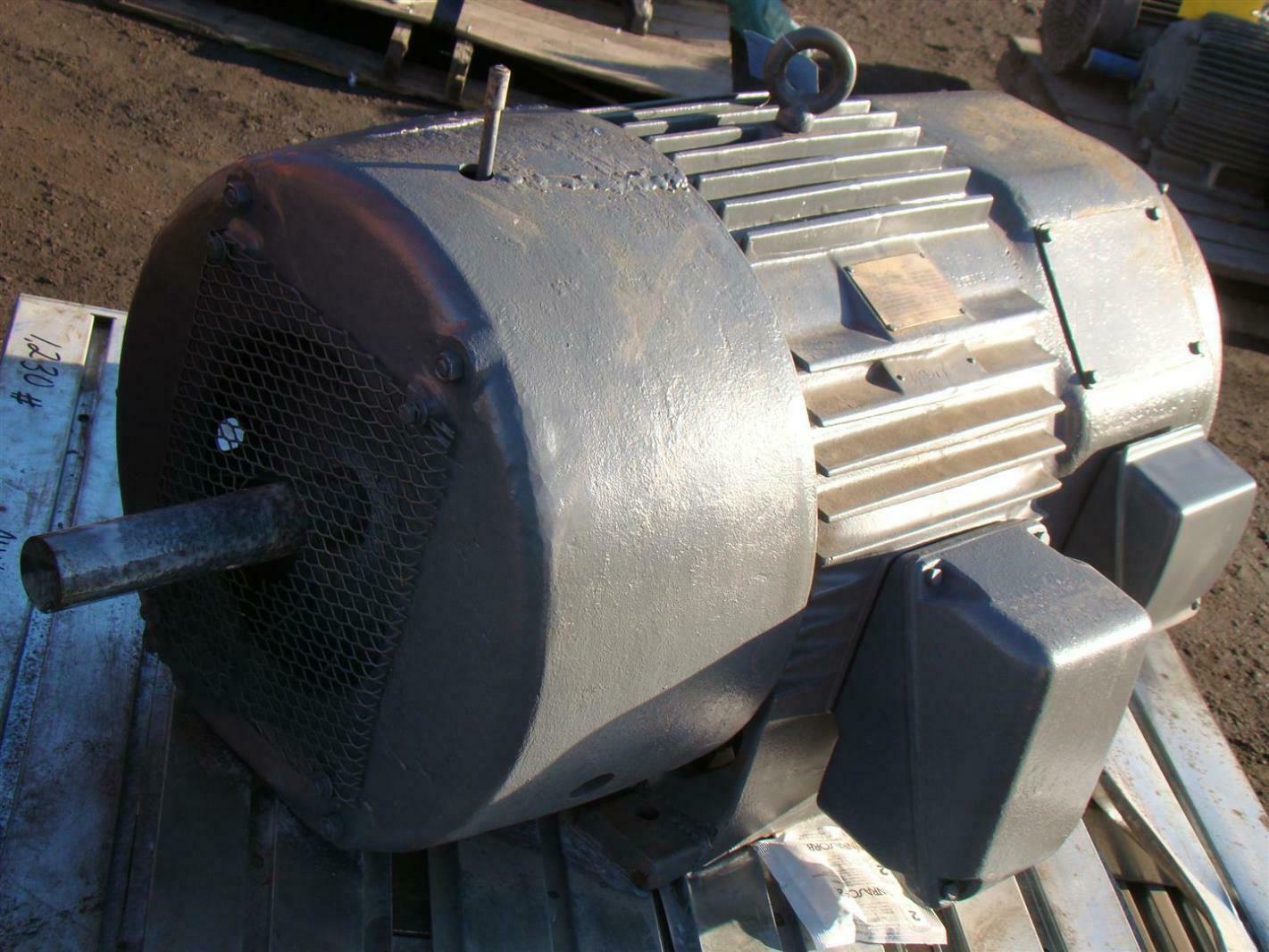 General Electric Induction Motor 30HP 3PH 460V 46Amps 685RPM 5M405BK511 ...