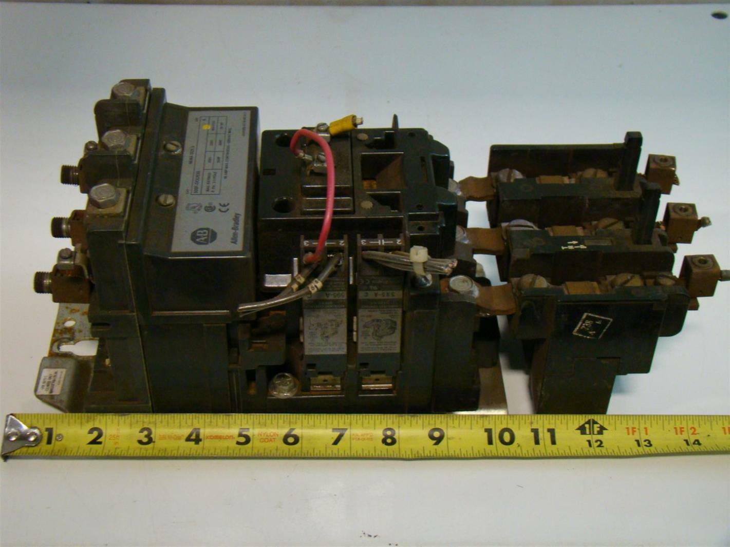 Allen-Bradley Size 3 Motor Starter 460/575V 50HP 90A 500F-DOD930 ...