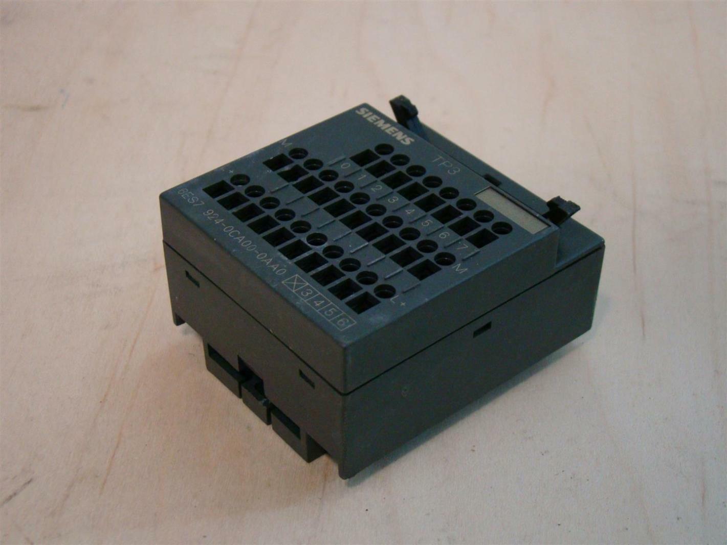Siemens TERMINAL BLOCK 3-TIER 6ES7 924-0CA00-0AA0 | Joseph Fazzio ...