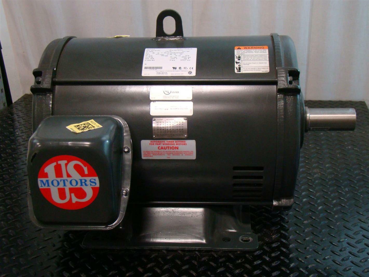 US Motors 40hp 415V PH3 52Amps Frame:324TS 13701450-100 | Joseph Fazzio ...