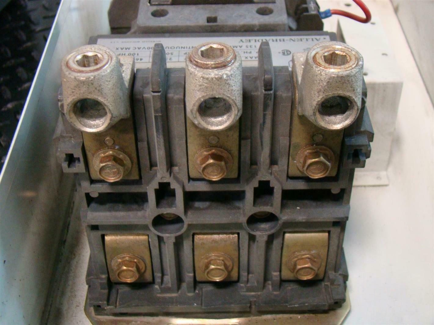 Allen-Bradley Size 4 Motor Starter 100HP 200-575v Size 4 509-EAD ...