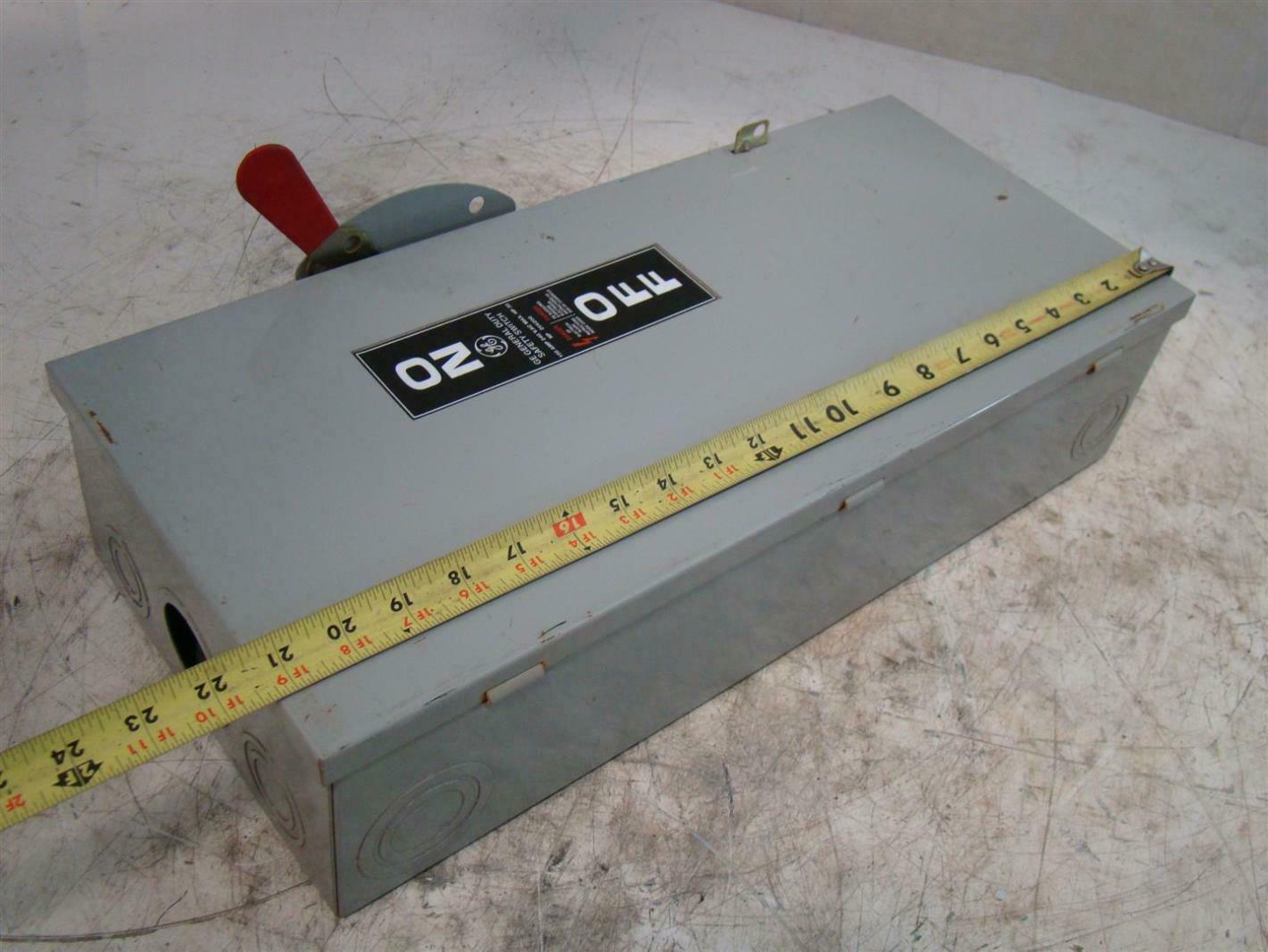 GE Safety Switch indoor enclosure 100A 240vac/250vdc TGN3323 | Joseph ...