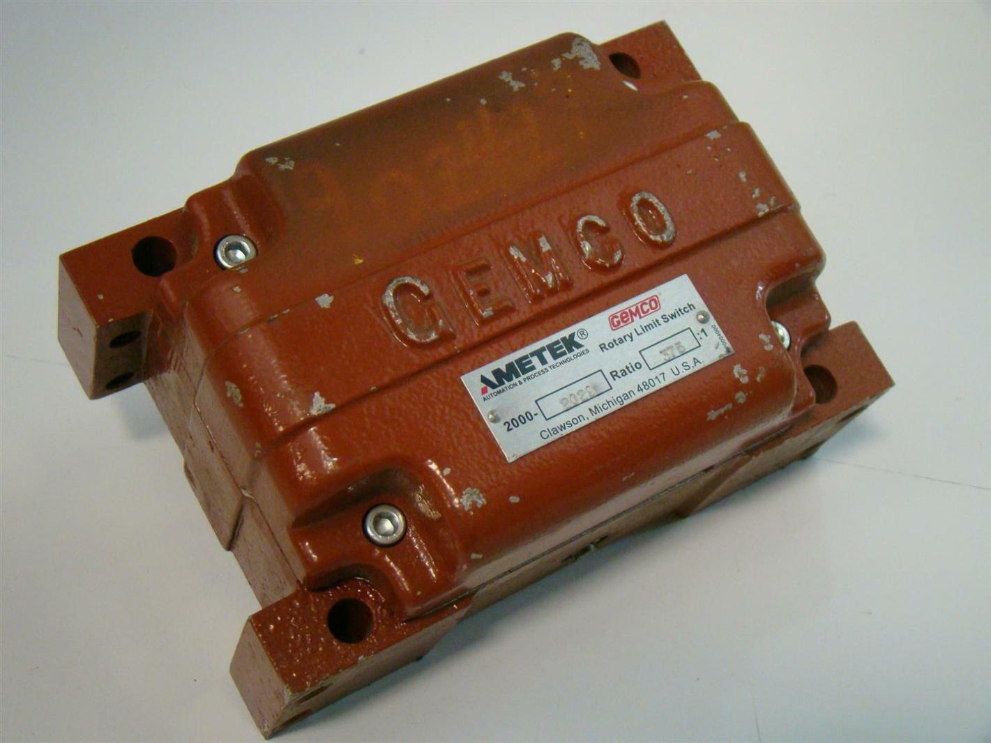 Gemco Ametek Rotary Limit Switch 375:1 2000-2029 | Joseph Fazzio ...