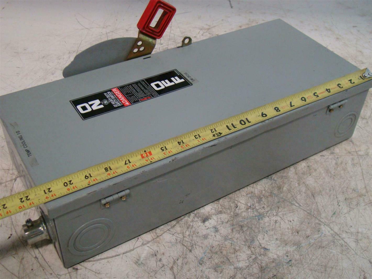 GE Heavy Duty Safety Switch 60Amp 50HP TH3362 | Joseph Fazzio, Incorporated