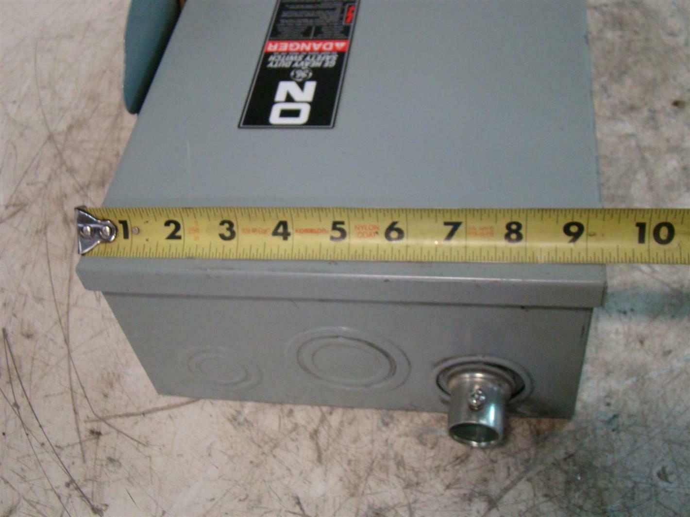 GE Heavy Duty Safety Switch 60Amp 50HP TH3362 | Joseph Fazzio, Incorporated