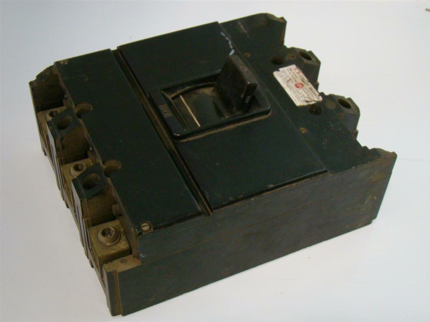 AB Circuit Breaker 3Pole 300A 600Vac NJ631300 | Joseph Fazzio, Incorporated