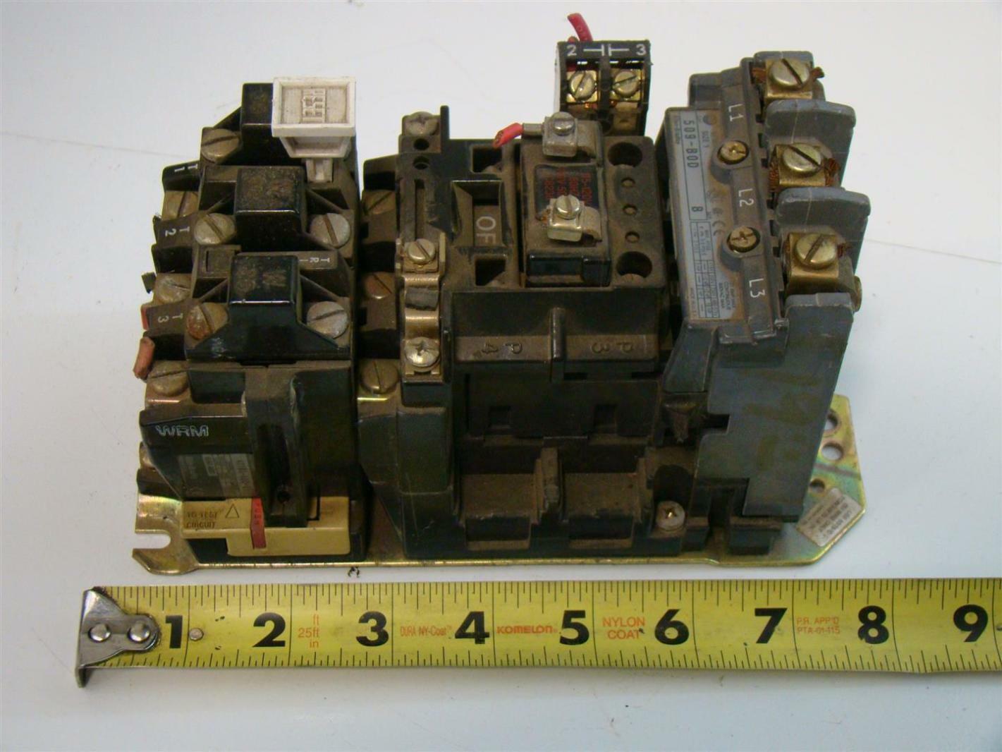 Allen-Bradley Size 1 Motor Starter 115/200V 509-B0D | Joseph Fazzio ...