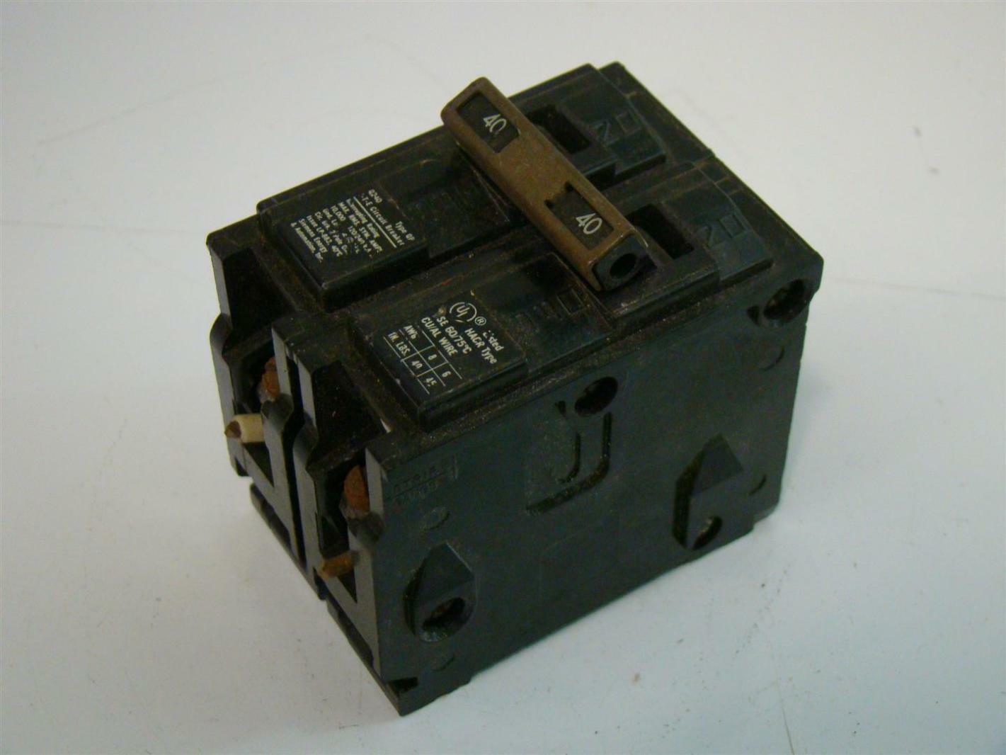 ITE Circuit Breaker 40A 2 Pole 120/240V Q240