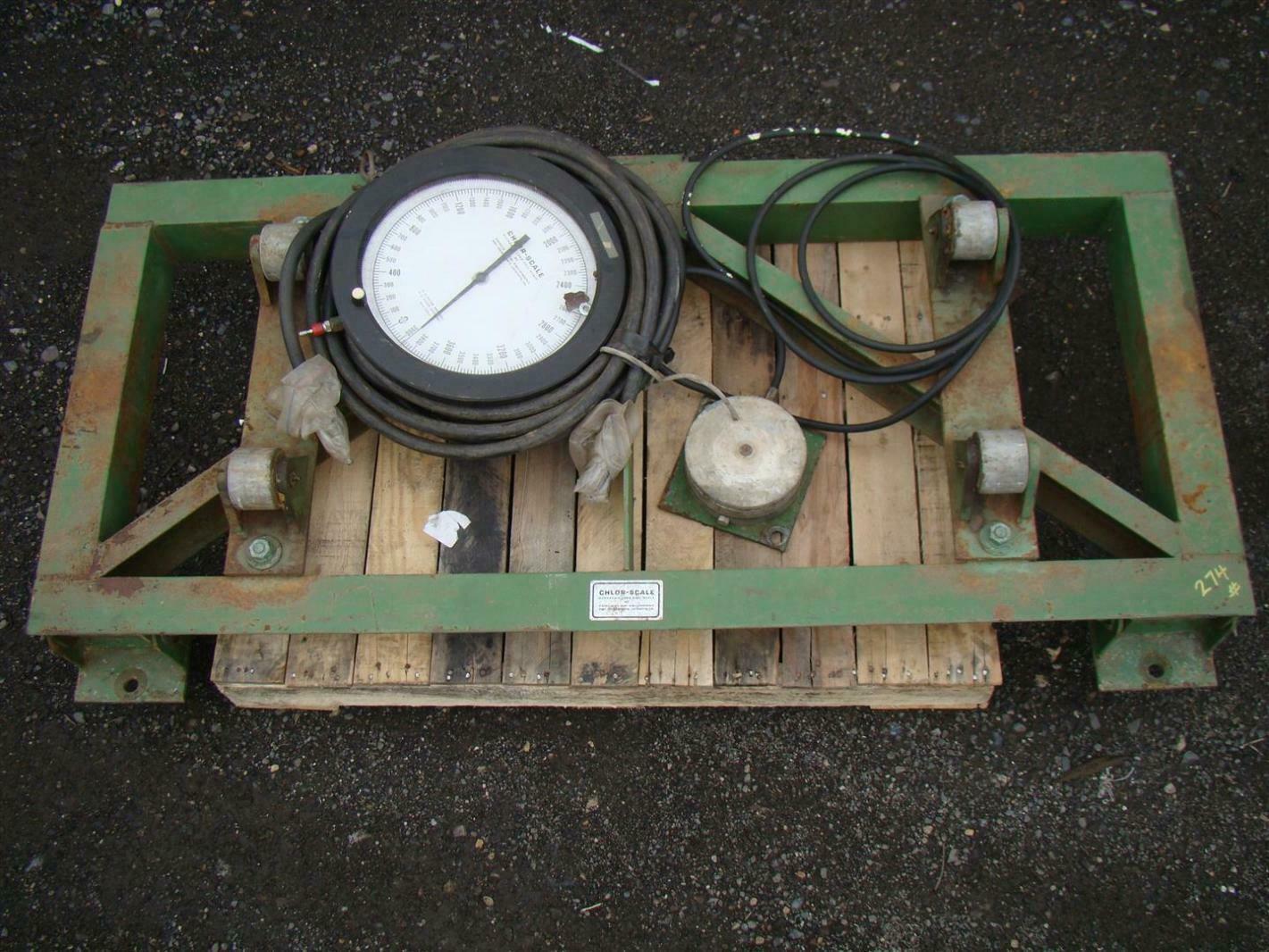 Chlor-Scale Hydraulic Load Cell Scale 12D40A | Joseph Fazzio, Incorporated