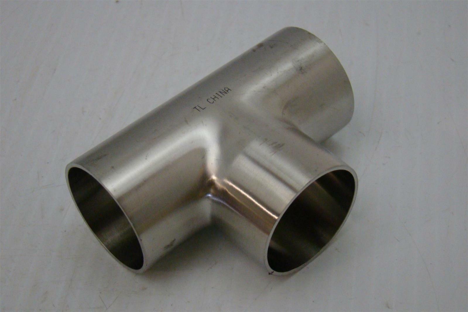 1-1/2" Stainless steel weld sanitary T fitting | Joseph Fazzio ...