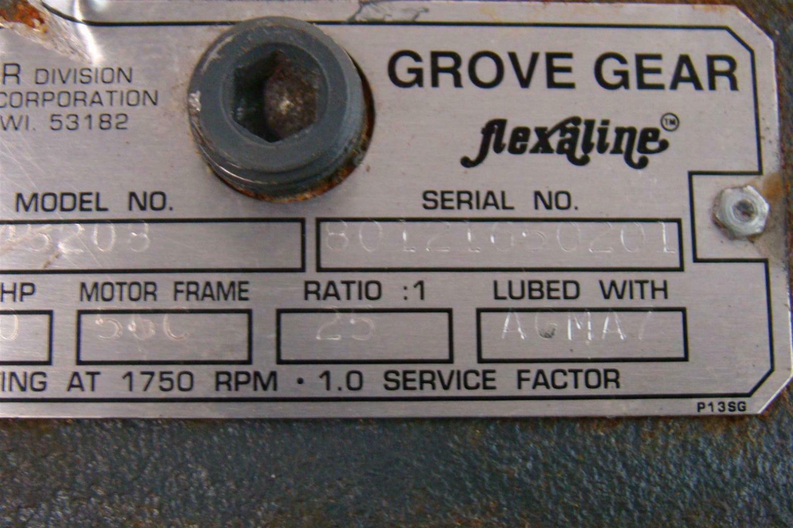Grove Gear Flexaline 25:1Ratio 1750Rpm 80121050201 845208 | Joseph ...