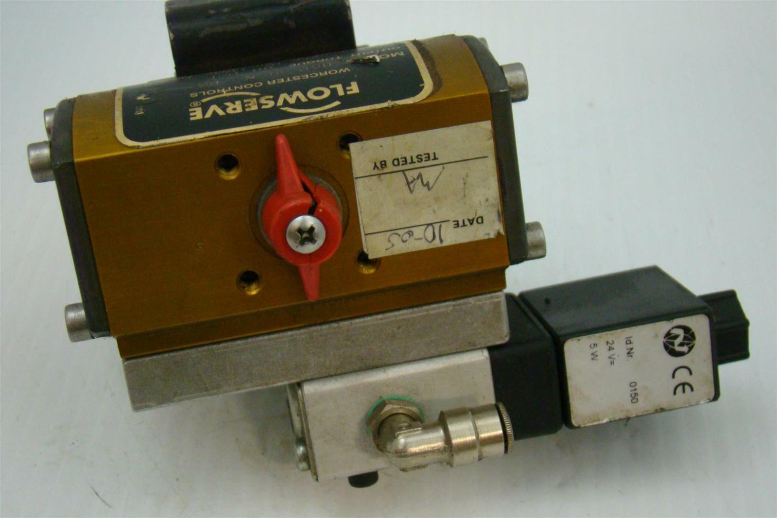 Flowserve Worcester Controls 80psi Pneumatic Actuator Brass Valve 05F ...