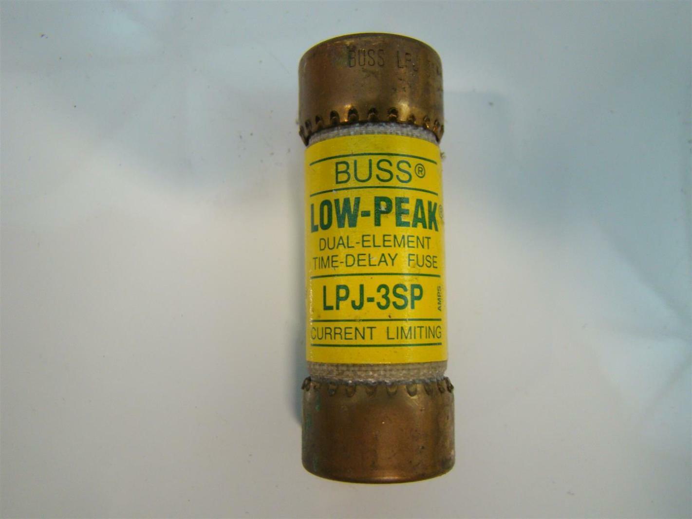 Bussmann 3 Amp Fuses Low Peak 600 Volts LPJ 3SP | Joseph Fazzio ...