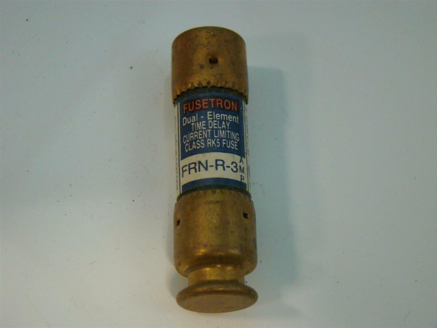 Bussmann Fusetron Fuses Class RK5 250 Volts FRN-R-3 | Joseph Fazzio ...