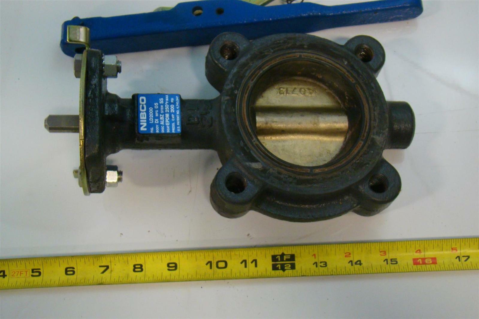 Nibco 3 Butterfly Valve 200psi Ld2000 Joseph Fazzio Incorporated