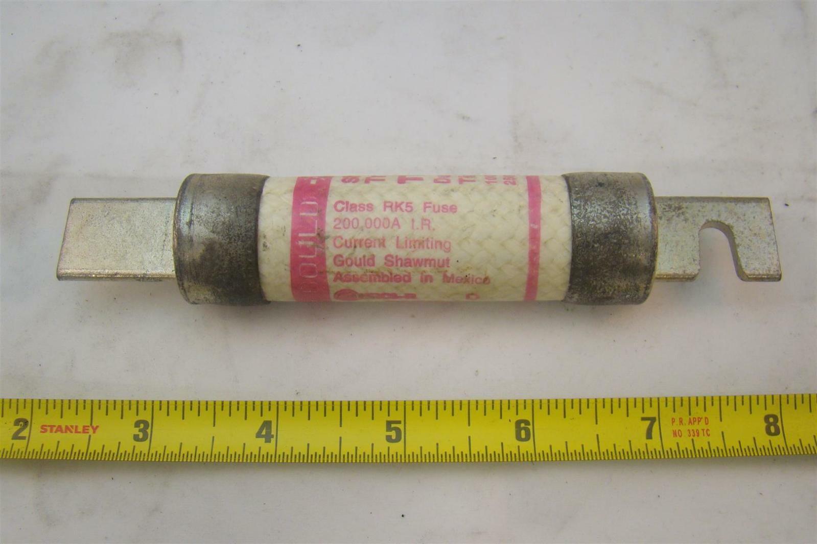 Shawmut TR100R 100amp 250VAC Class RK5 Fuse TR100R | Joseph Fazzio ...