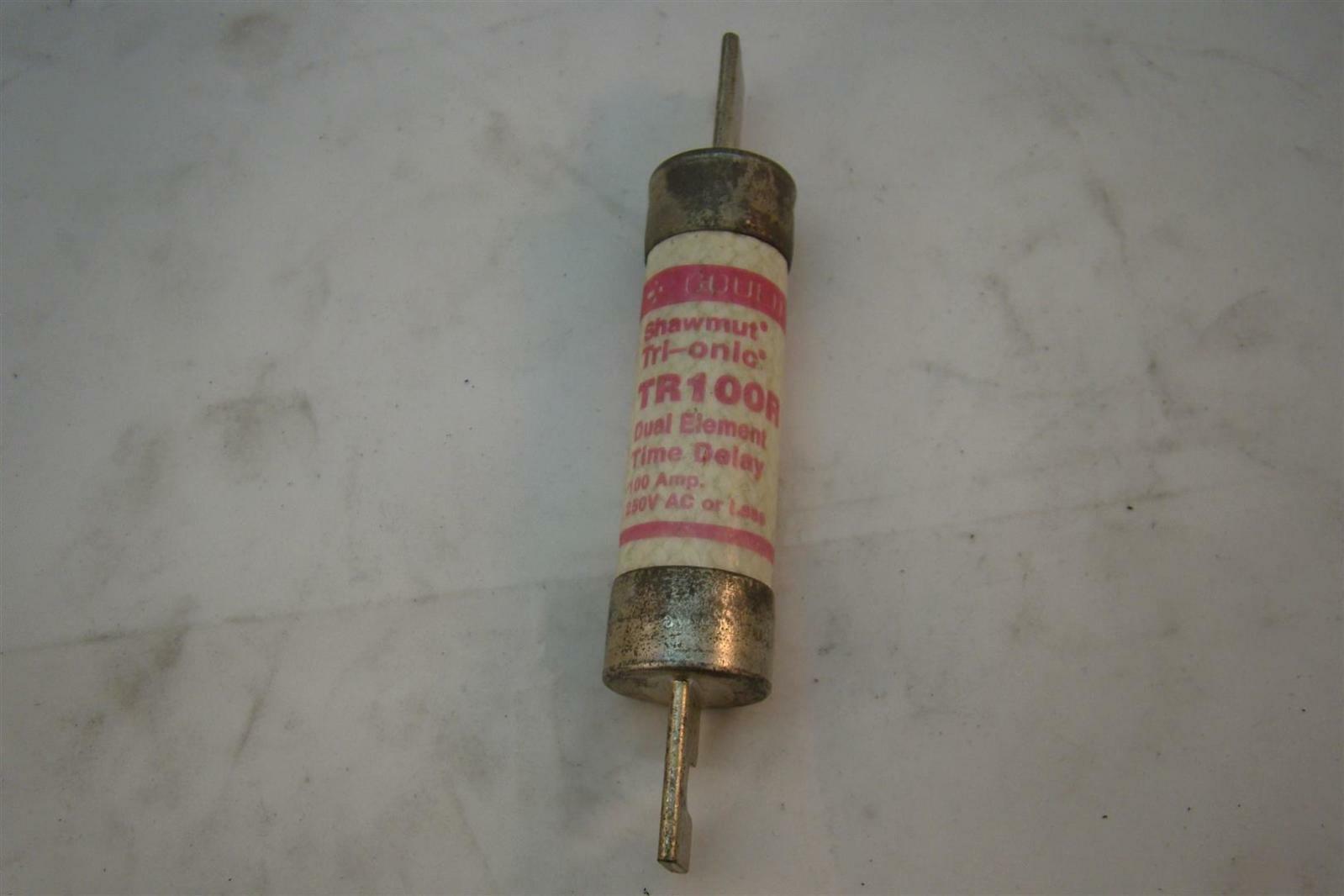 Shawmut TR100R 100amp 250VAC Class RK5 Fuse TR100R | Joseph Fazzio ...