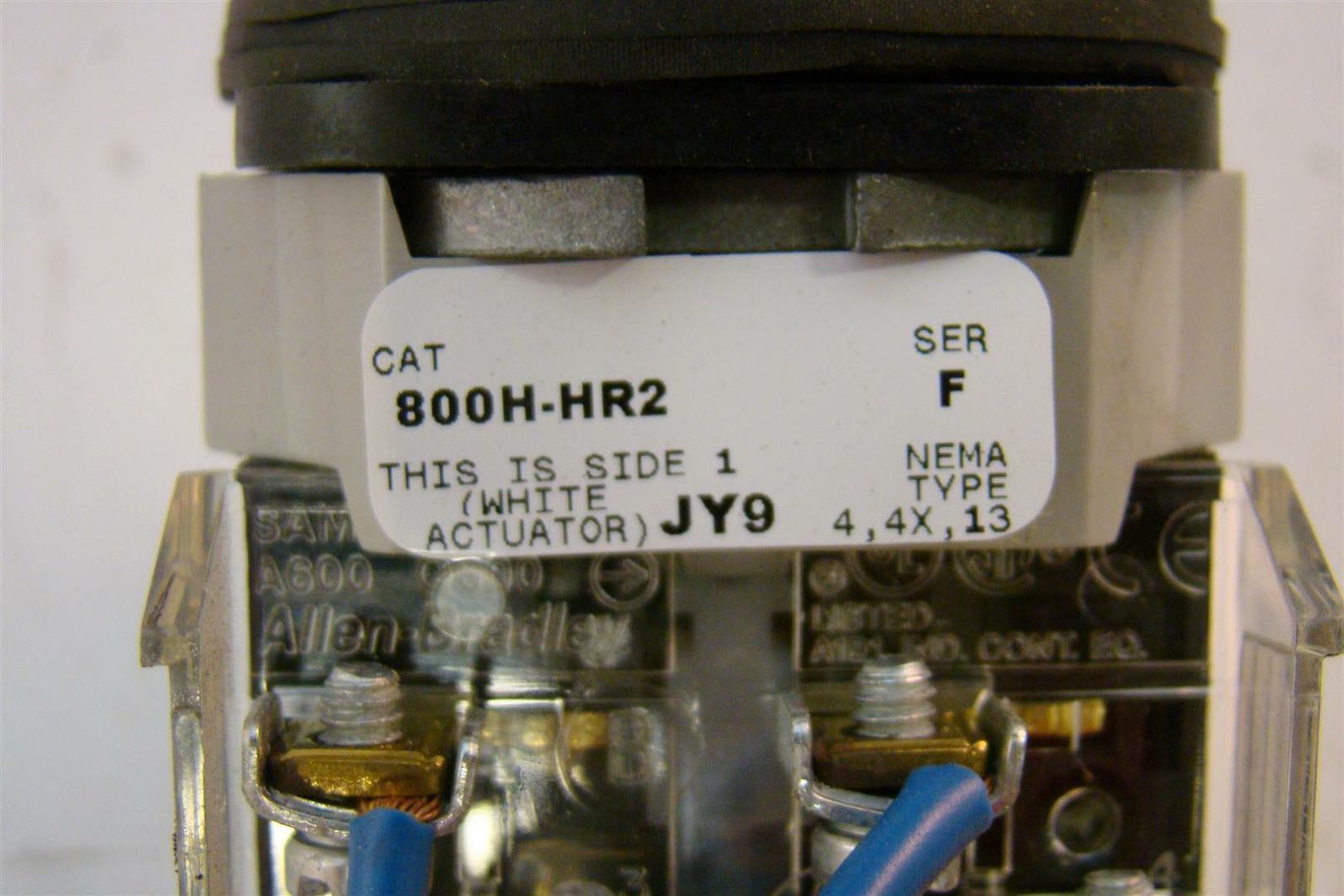 Allen-Bradley Switch 800H-HR2 | Joseph Fazzio, Incorporated