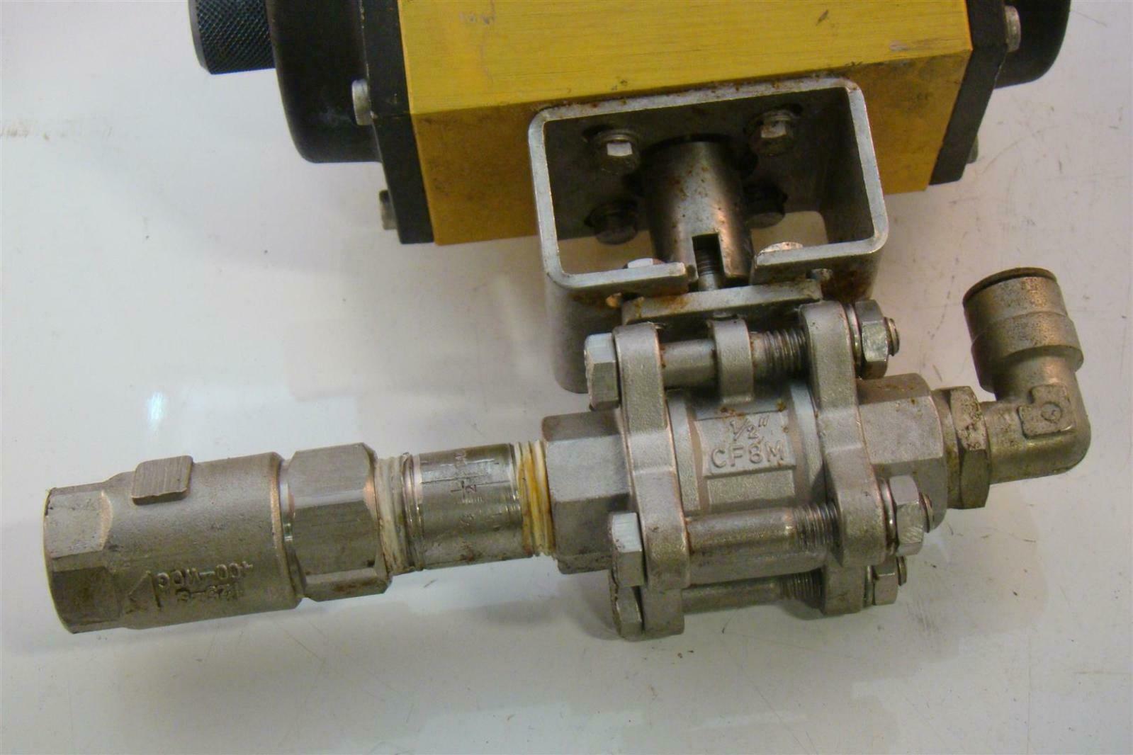 VCI APM03S10NG2BIS CF8M 1000KPA STAINLESS THREADED 1IN NPT BALL VALVE ...