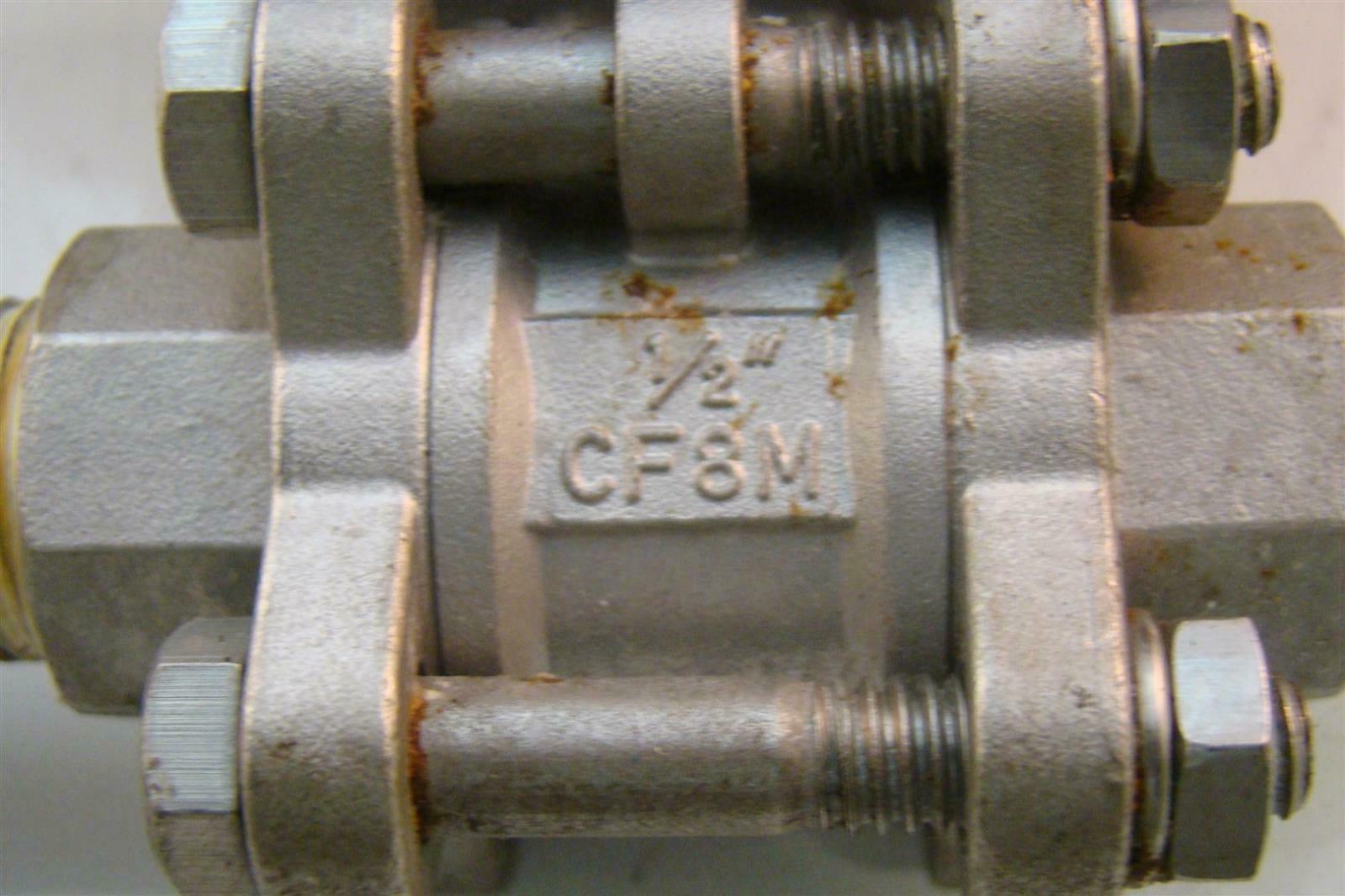 VCI APM03S10NG2BIS CF8M 1000KPA STAINLESS THREADED 1IN NPT BALL VALVE ...