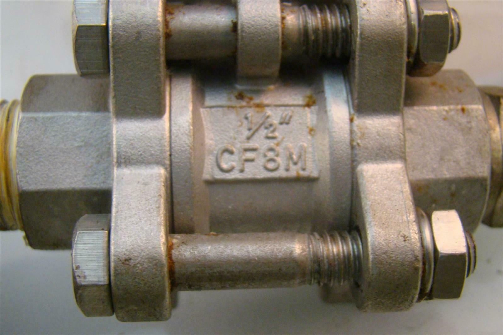 VCI APM03S10NG2BIS CF8M 1000KPA STAINLESS THREADED 1IN NPT BALL VALVE ...