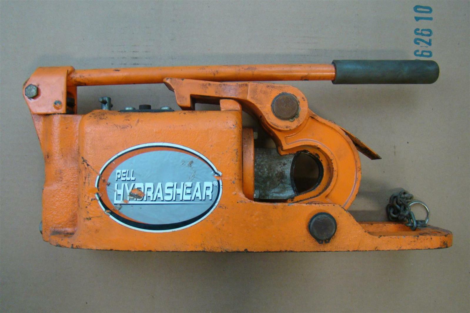 Pell Hydrashear 1 3 4 Wire Rope Cutter C 1750 Joseph Fazzio Incorporated