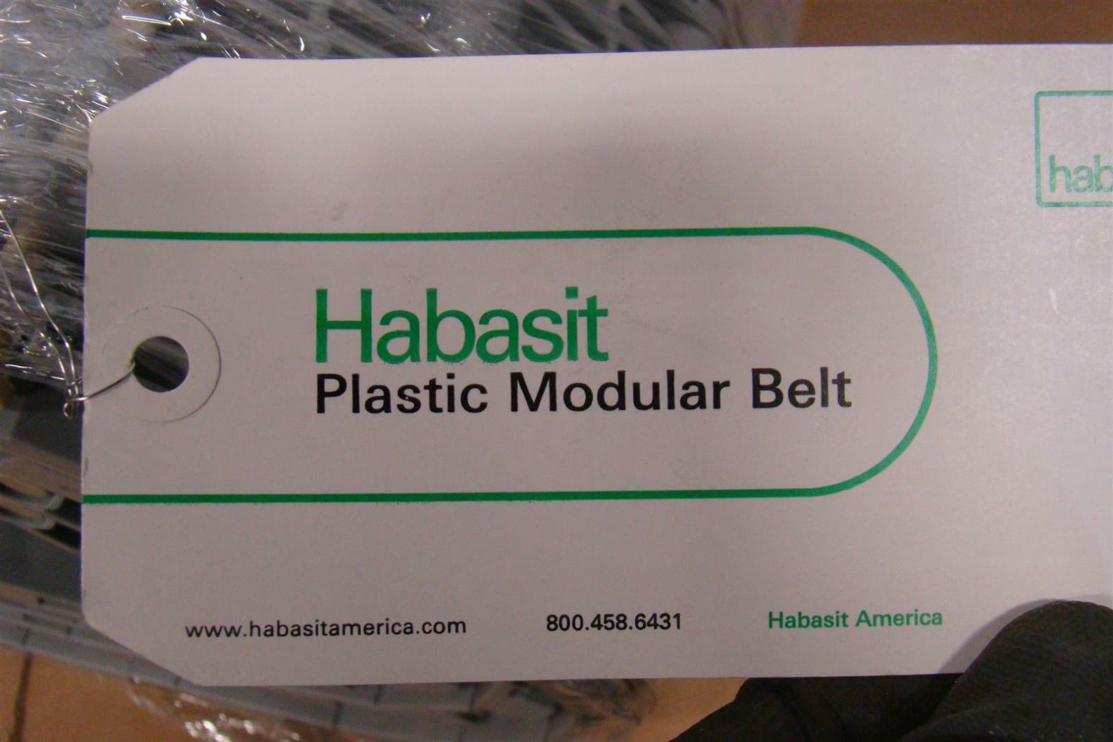 HABASIT Plastic Modular Belt 31.7''x10' M5020 | Joseph Fazzio, Incorporated