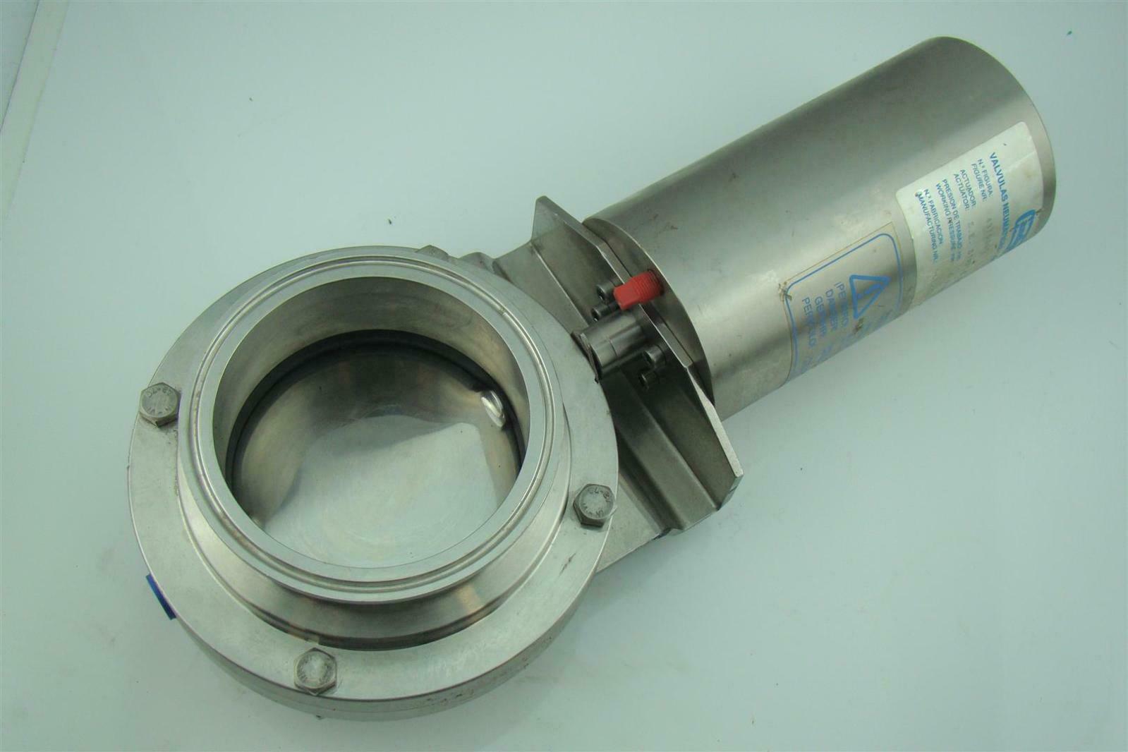 CANDIGRA PNEUMATIC AIR TRI CLAMP BUTTERFLY VALVE 4" 4310000 | Joseph ...