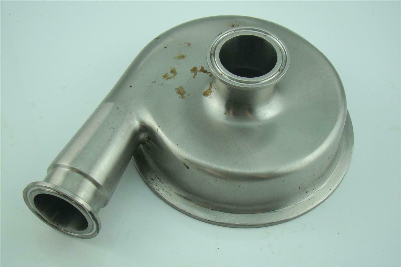 Sanitary Centrifugal Pump Casing, S.S. 2" x 2" Clamp connections ...