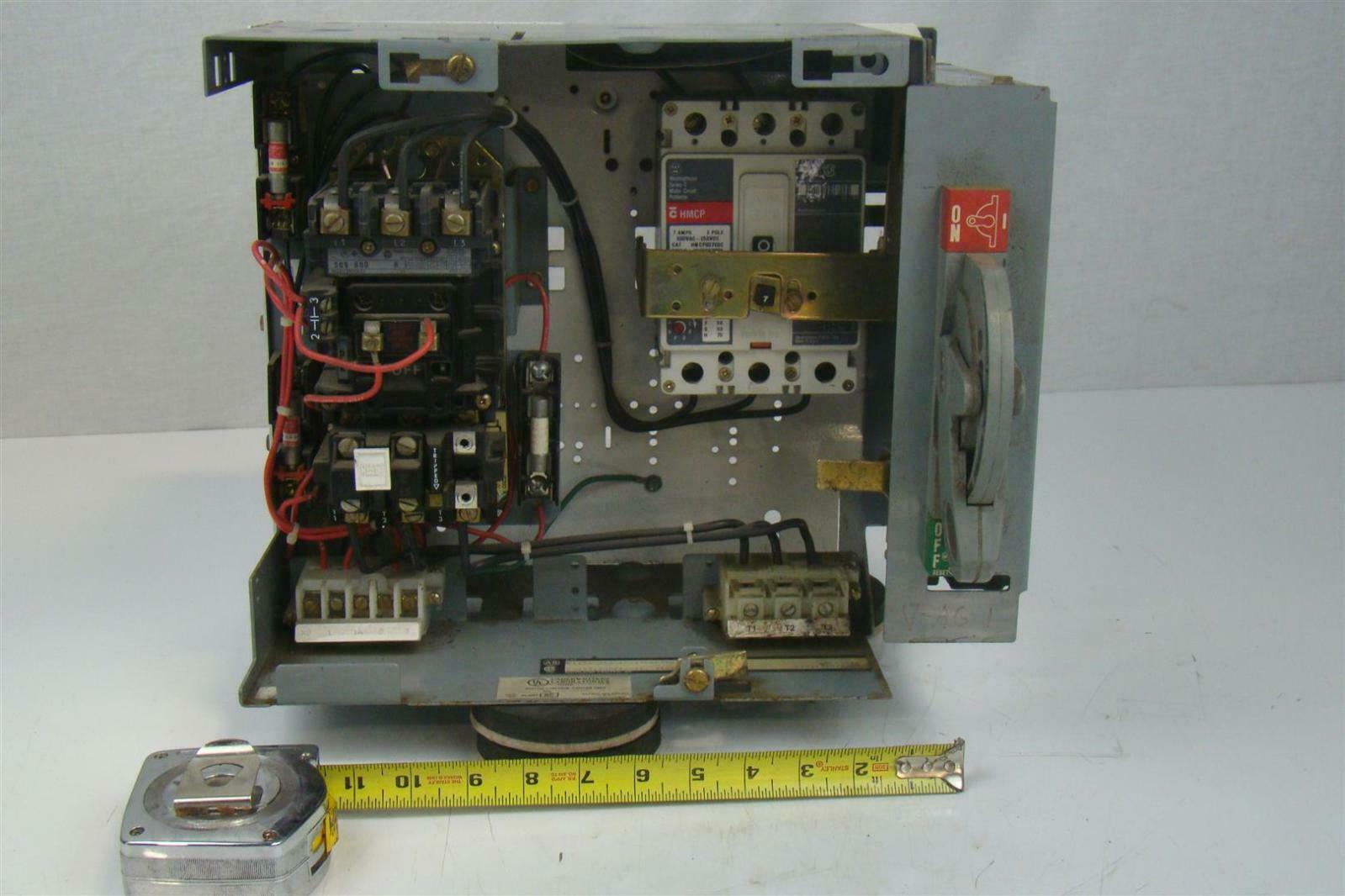 ALLEN-BRADLEY Motor Control CTR UNIT WESTINGHSE SER. C BREAKR 7 A. MAX ...
