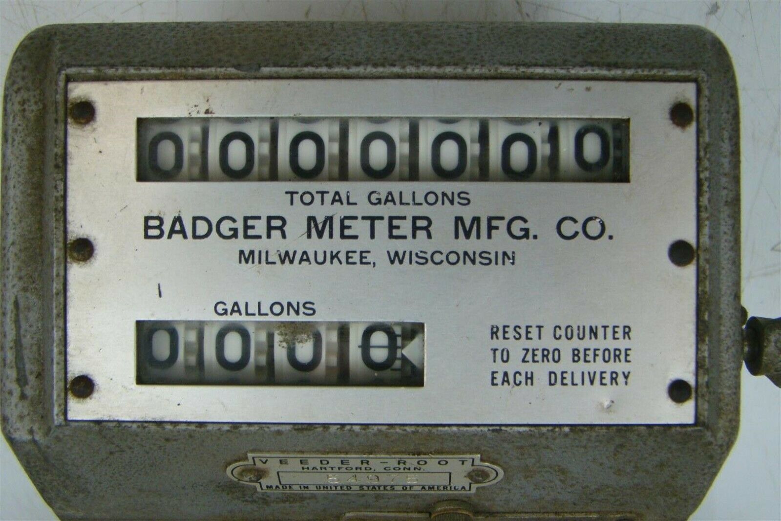 BADGER METER STAINLESS STEEL Fuel Meter | Joseph Fazzio, Incorporated