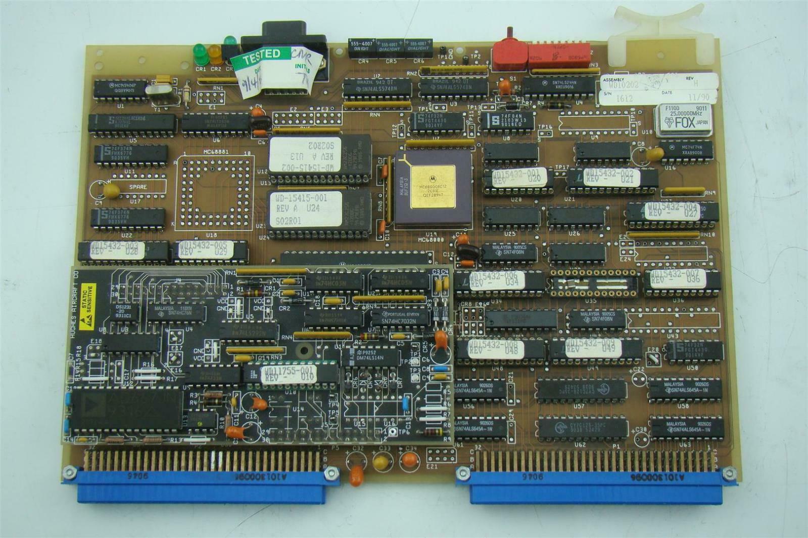 HUGHES AIRCRAFT CO CIRCUIT BOARD WD-10202 REV H | Joseph Fazzio ...