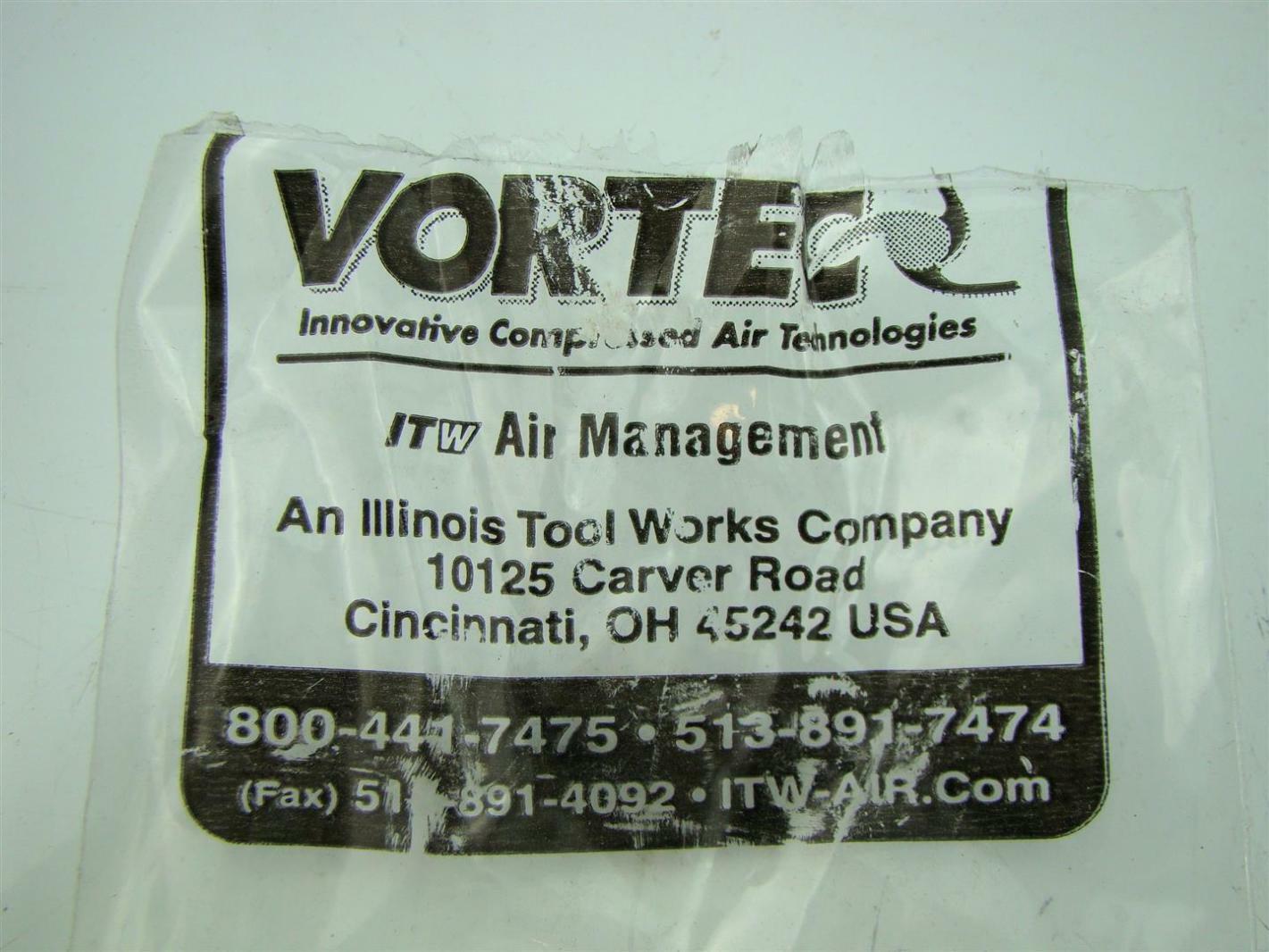 VORTEC ITW AIR MANAGEMENT HOT EXHAUST MUFFLER Model 308MH | Joseph ...