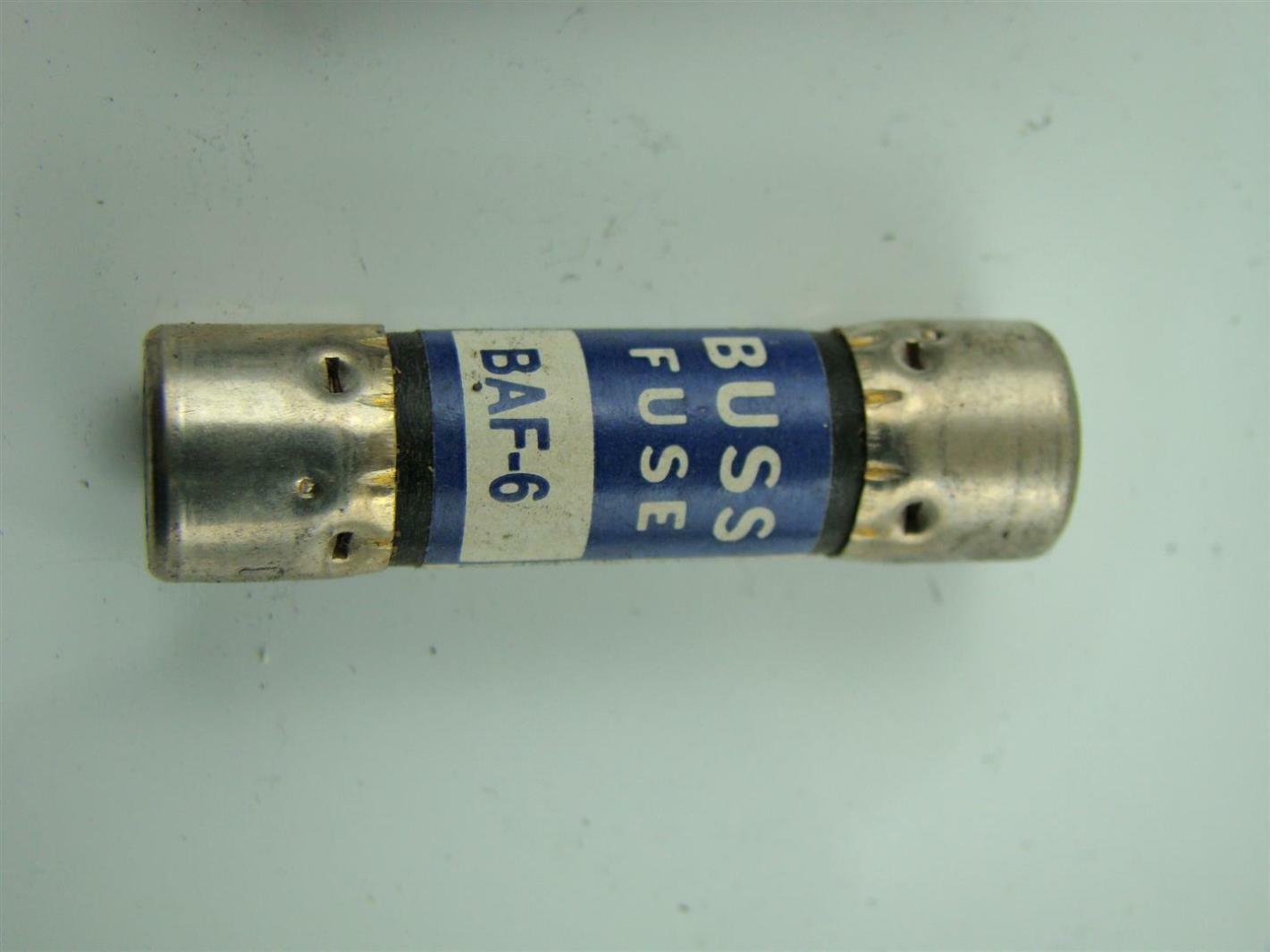 (4) Bussmann Fuses 250 Volts Or Less Baf6 Misc Fuse | Joseph Fazzio ...