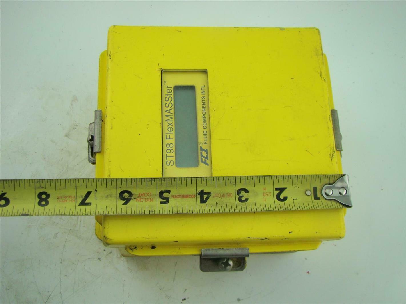 FCI ST98 FLEXMASSTER MASS FLOW METER 100-240V 150 PSIG | Joseph Fazzio ...