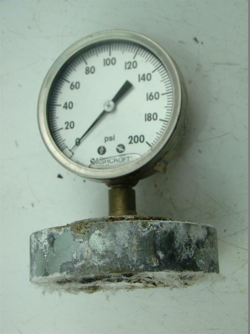 ASHCROFT PRESSURE GAUGE MAX PSI = 200 WITH AMETEK DIAPHRAGM | Joseph ...
