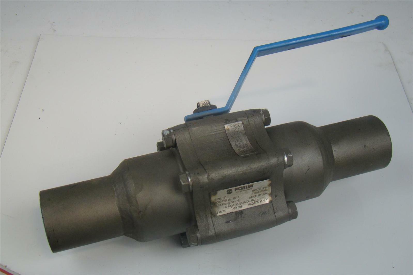FORUM 2" BALL VALVE 3000 PSI | Joseph Fazzio, Incorporated