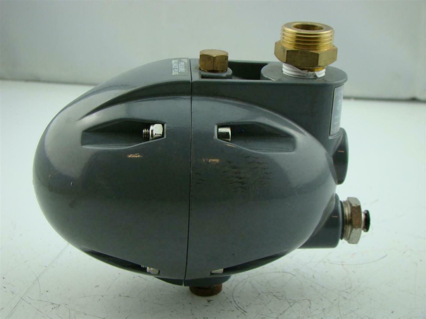 JUPITER PNEUMATICS PRESSURE BALANCE PLUG MAX PSI 300 PSI IN/OUT 1/2 ...