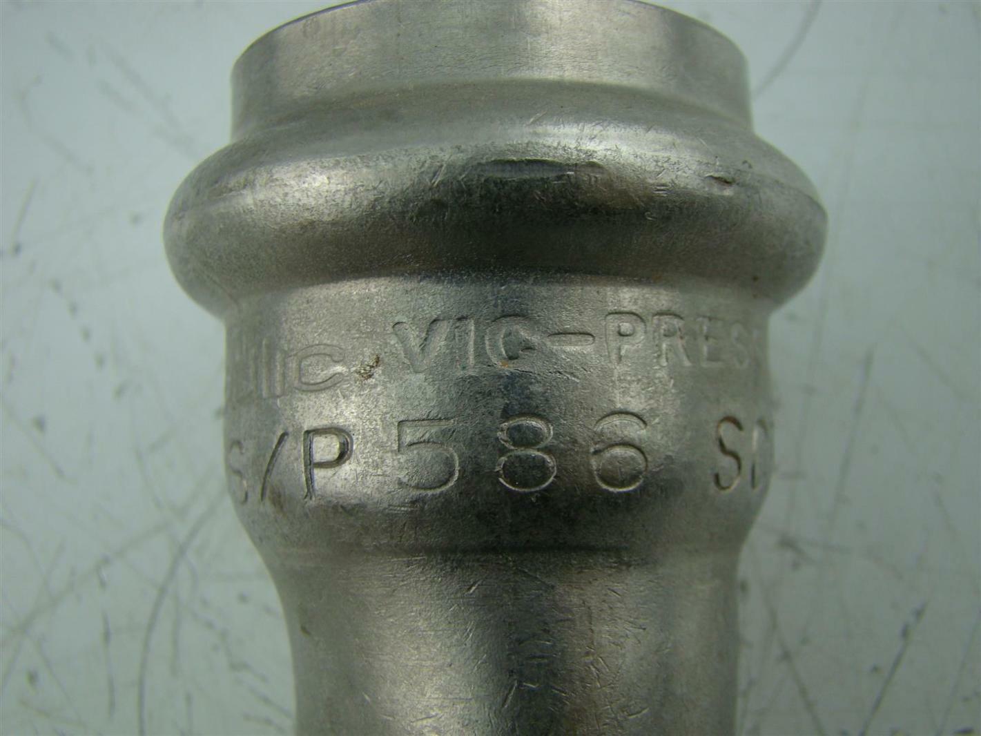 VICTAULIC - VIC-PRESS SS P586 90 DEG. ELBOW 1 1/2" | Joseph Fazzio ...