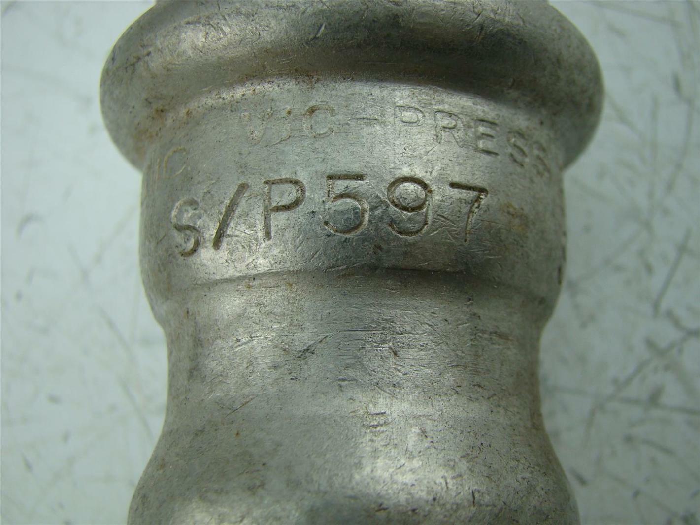 VICTAULIC - VIC-PRESS SS P597 1 1/2" COUPLING | Joseph Fazzio, Incorporated