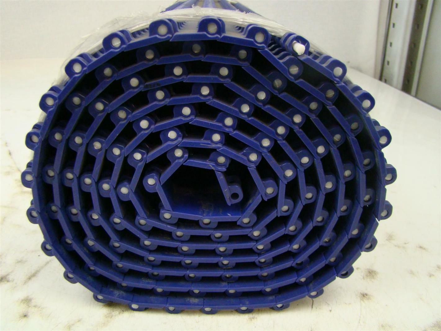 Conveyor belt 24.5" x 10' flat top acetal blue M2510 | Joseph Fazzio ...