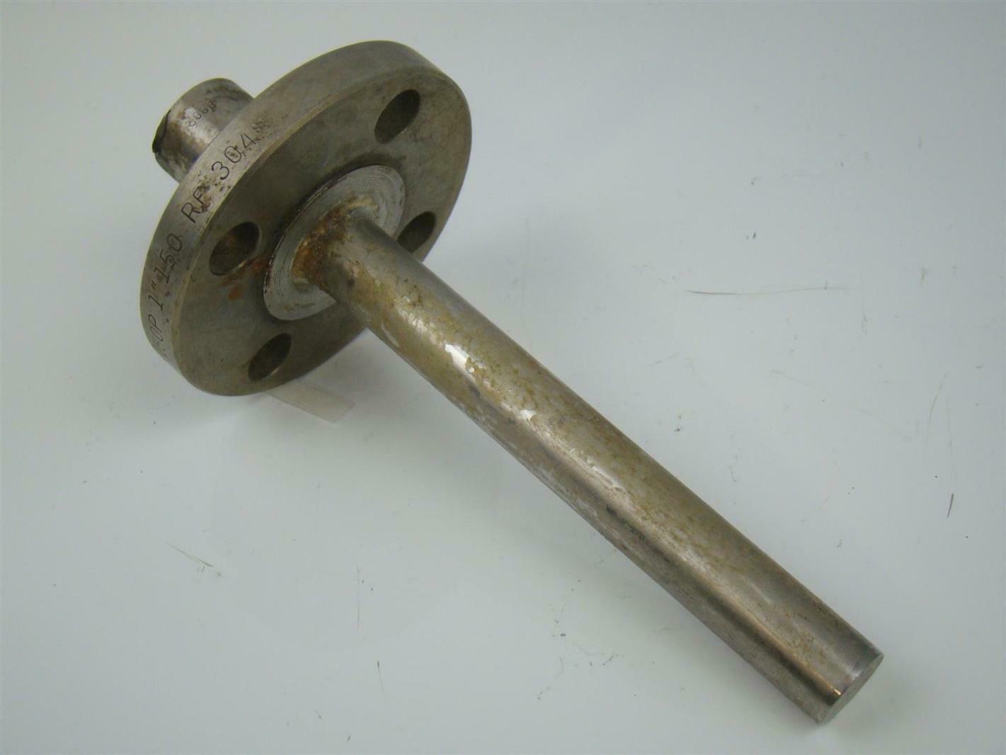 Flanged Thermowell 1/2" FPT 304SS A80P 1" 150 RF | Joseph Fazzio ...