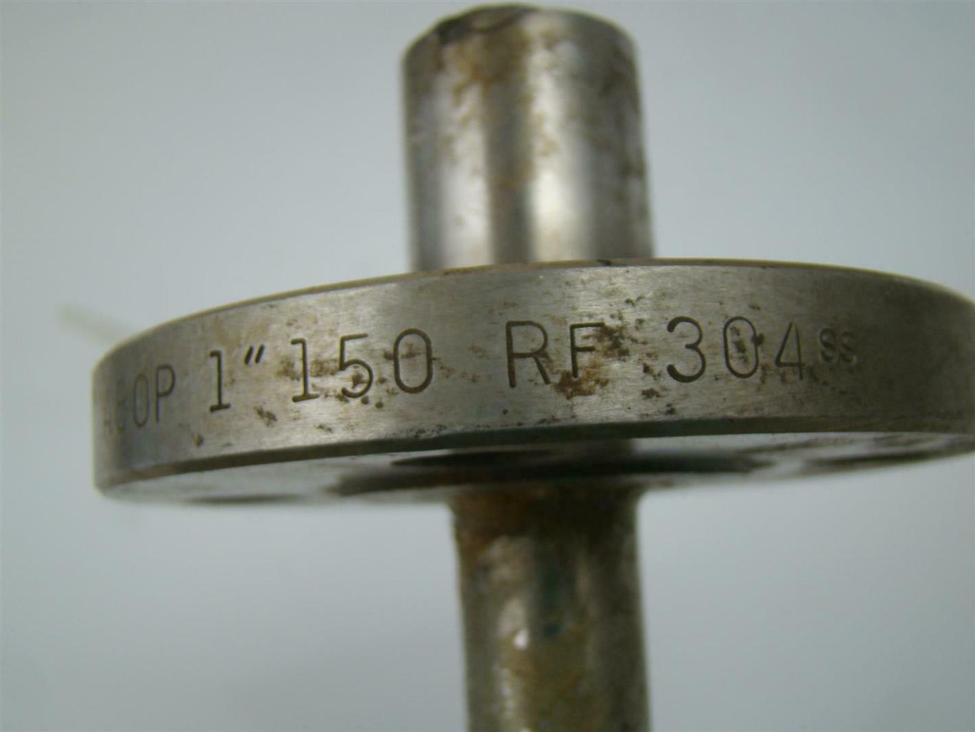 Flanged Thermowell 1/2" FPT 304SS A80P 1" 150 RF | Joseph Fazzio ...