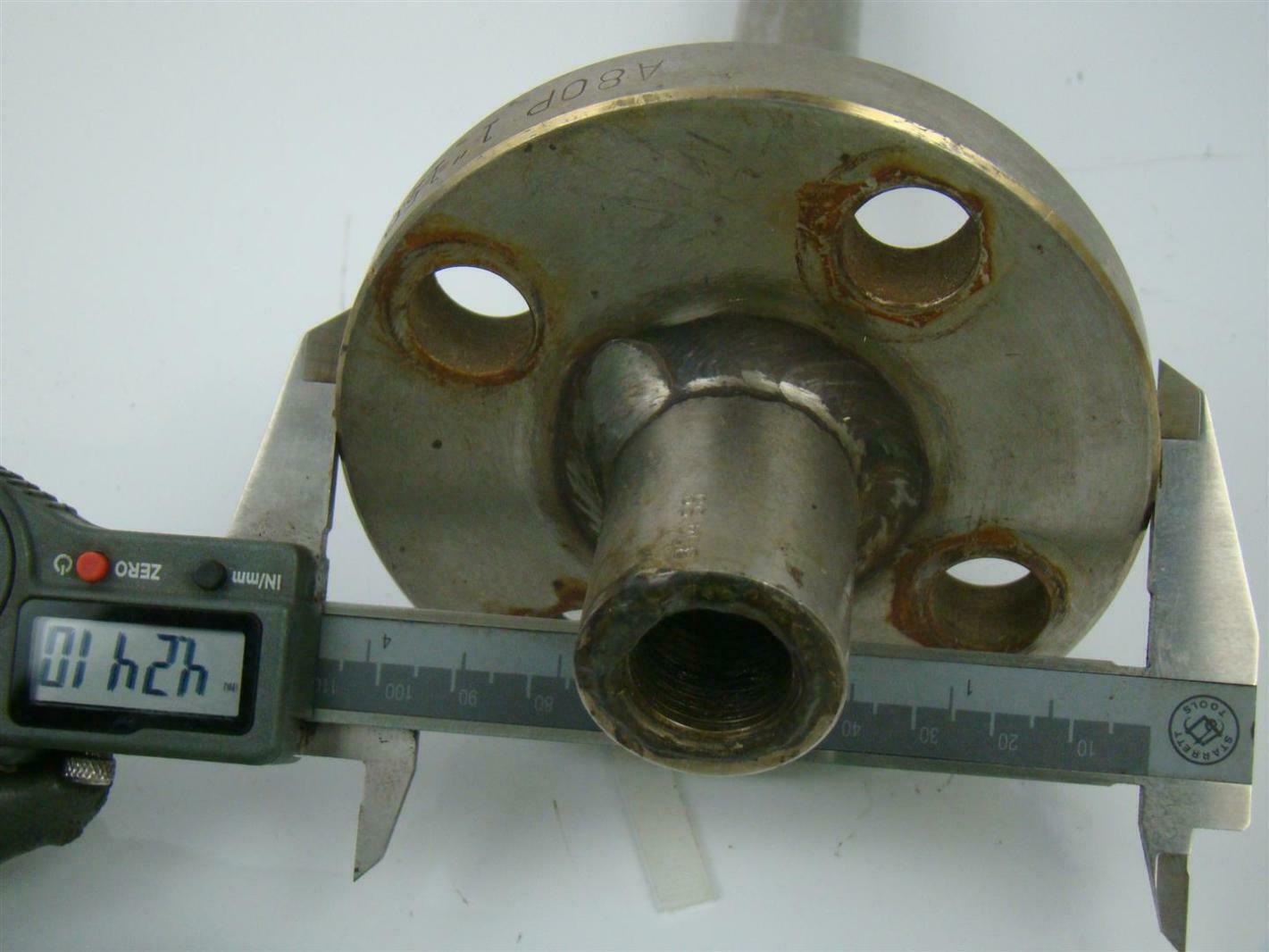 Flanged Thermowell 1/2" FPT 304SS A80P 1" 150 RF | Joseph Fazzio ...