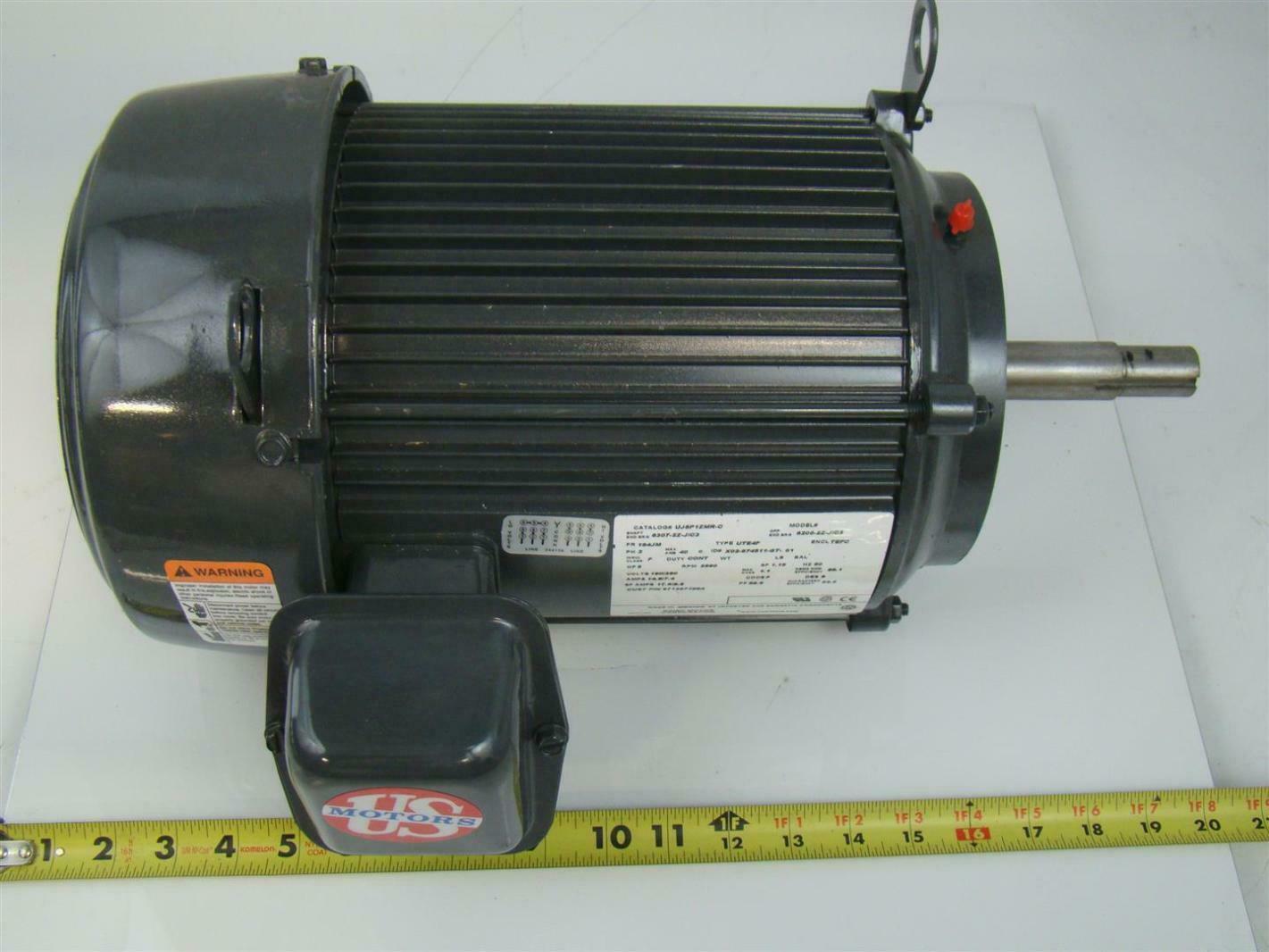 US Motor Electric Motor PH3 5HP 50HZ 190/380V 14.9/7.4A 2890Rpm 6205-2Z ...
