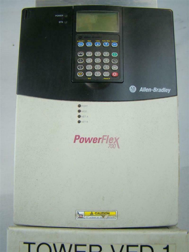 Allen-Bradley PowerFlex 700 480v 3PH 34A HP:25 21WD034A3AUNANANBN ...