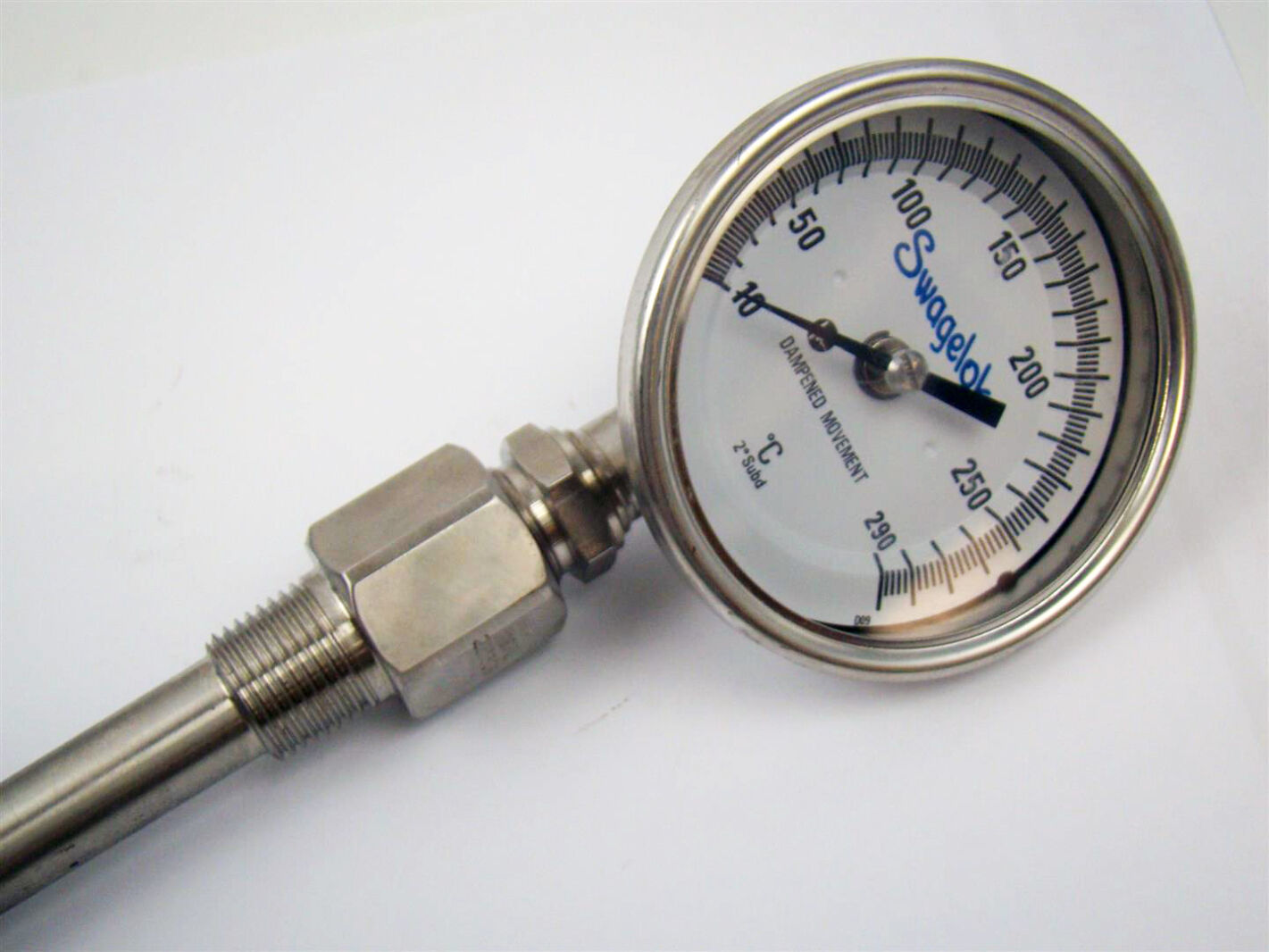 Swagelok 290deg C Stainless Gauge A 316/L 22730B | Joseph Fazzio ...
