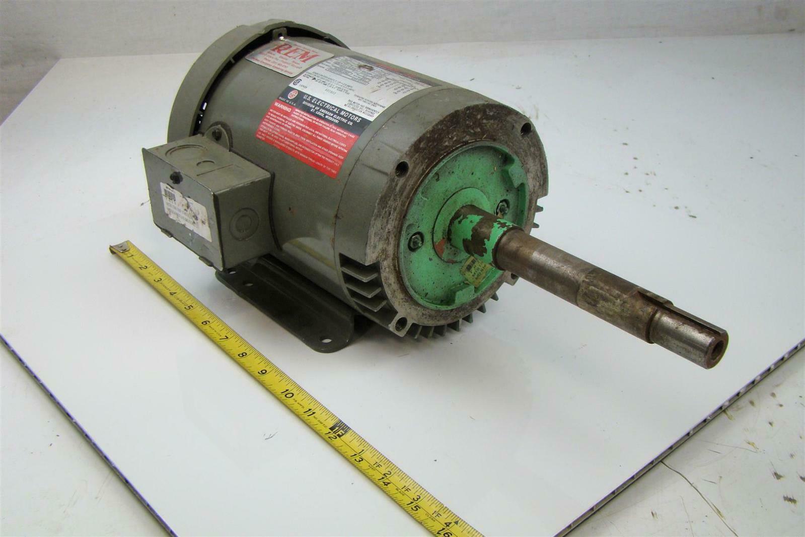 Unimount 125 Enclosed High Efficiency Electricric Motor 1Hp, 230/460V ...