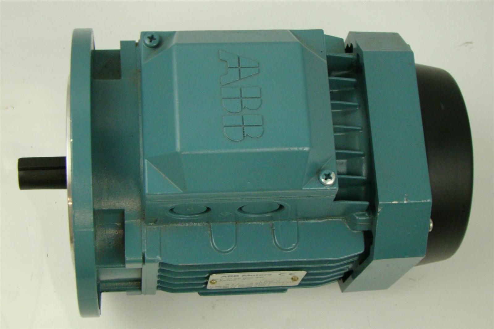 Abb Electric Motor , 440/250v 60Hz,1700 Rpm, .45Kw, .60Hp, 1.25"X.55 ...